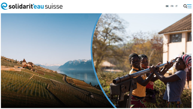 Aqua & Gas | Plateforme pour l’eau, le gaz et la chaleur | Blue Community et Solidarit’eau Suisse